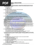 Professional Education Reviewer | PDF | Teachers | Test (Assessment)