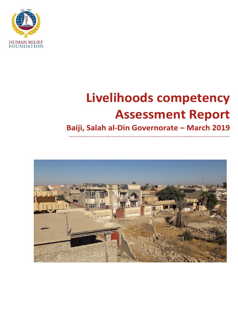 HRF - Livelihoods Competency Assessment Report | PDF | Debt | Loans