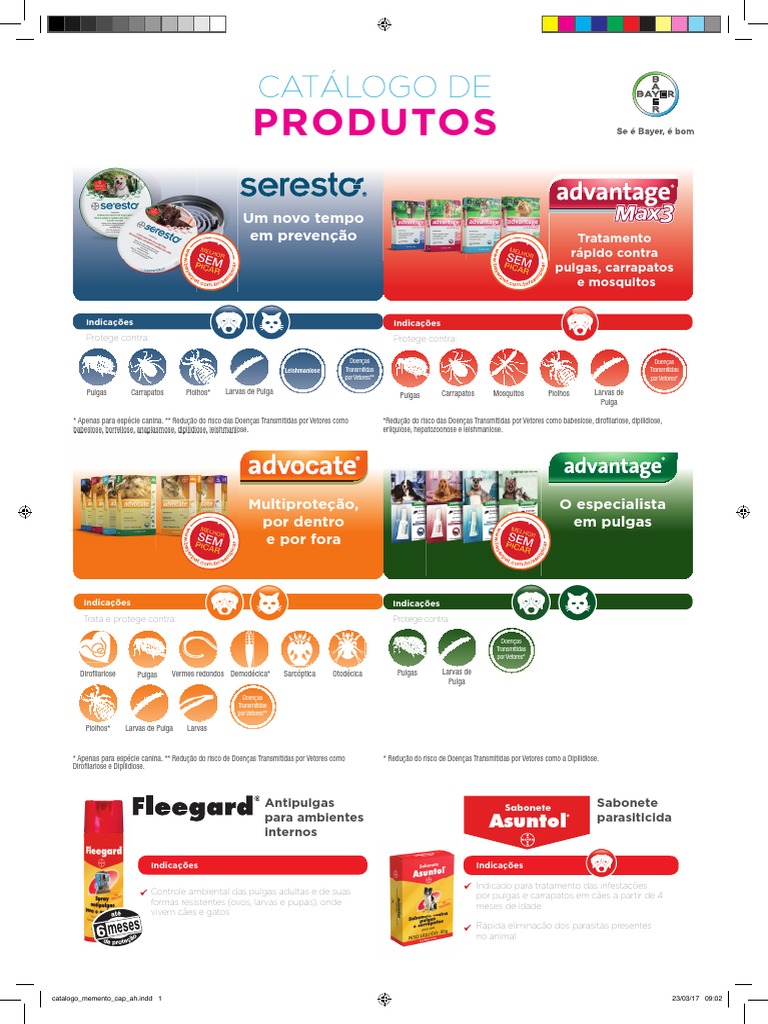 Catalogo Bayer | PDF | Cães | Especialidades médicas