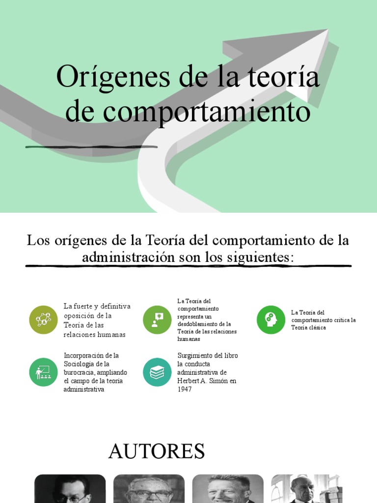 Orígenes de La Teoría de Comportamiento | PDF | Motivación | Motivacional