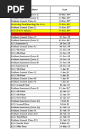 Xi - Classwise Seating Plan | PDF