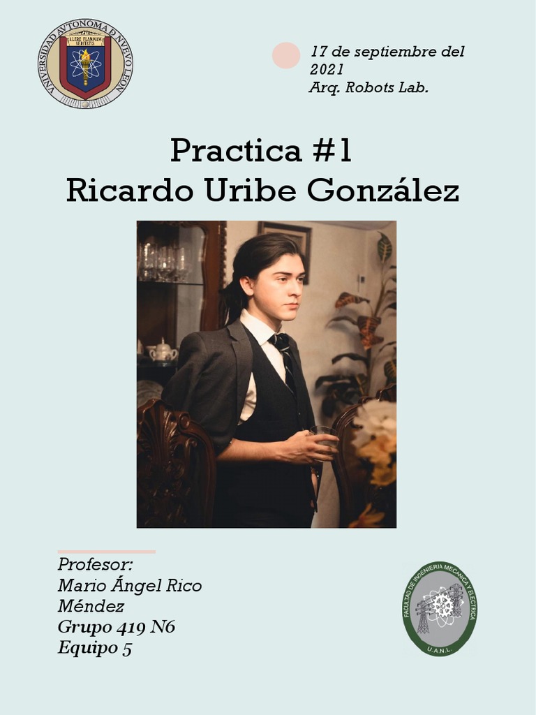 Pract 1 Data | PDF | Robot | Robótica