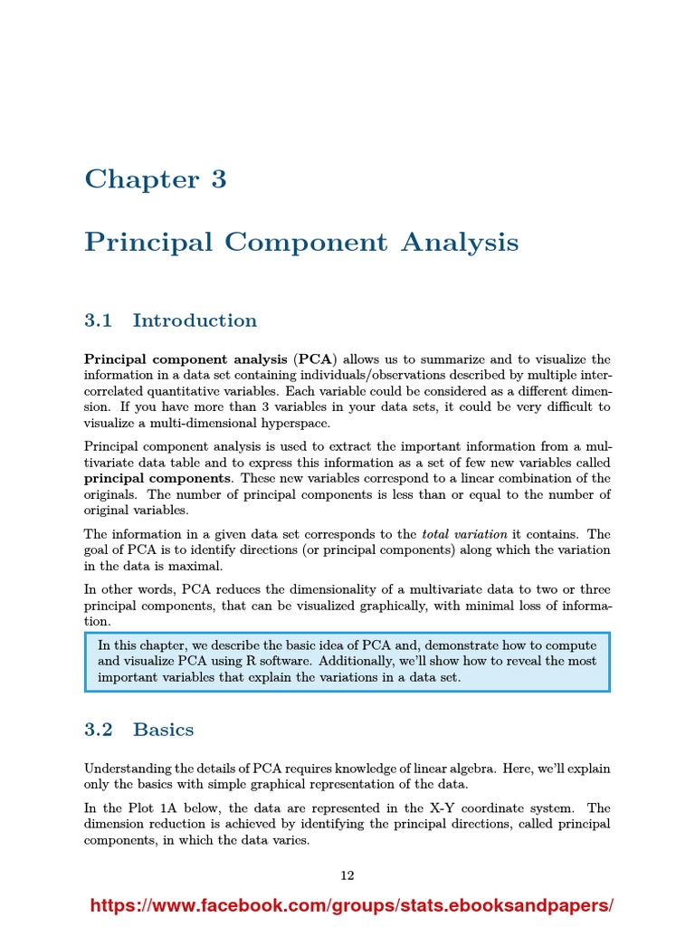 Practical Guide To Principal Component N R | PDF | Principal Component ...