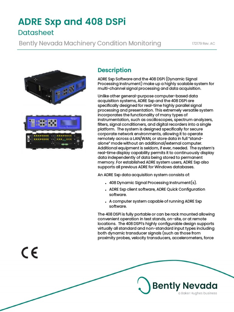 ADRE SXP and 408 Datasheet | PDF | Amplitude | Sampling (Signal Processing)