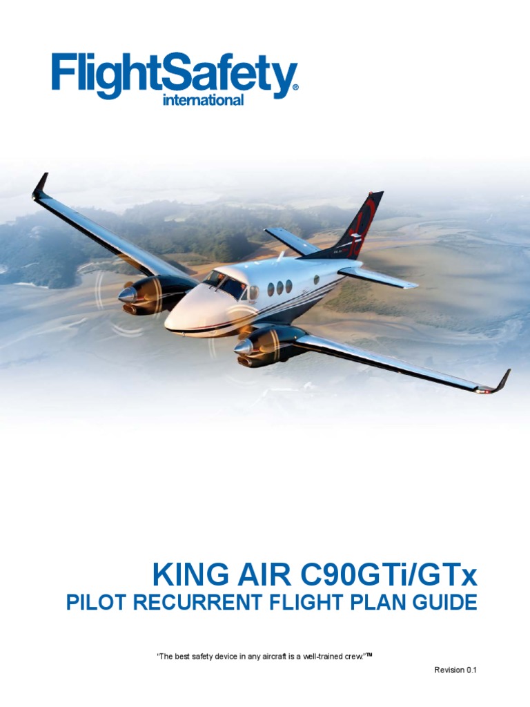 KA C90GTi PRODF Flight Plan Guide | PDF | Instrument Flight Rules ...