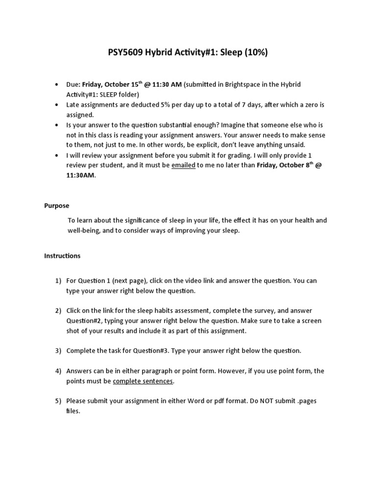 Strategies For Improving Sleep Quality Pdf Sleep Question