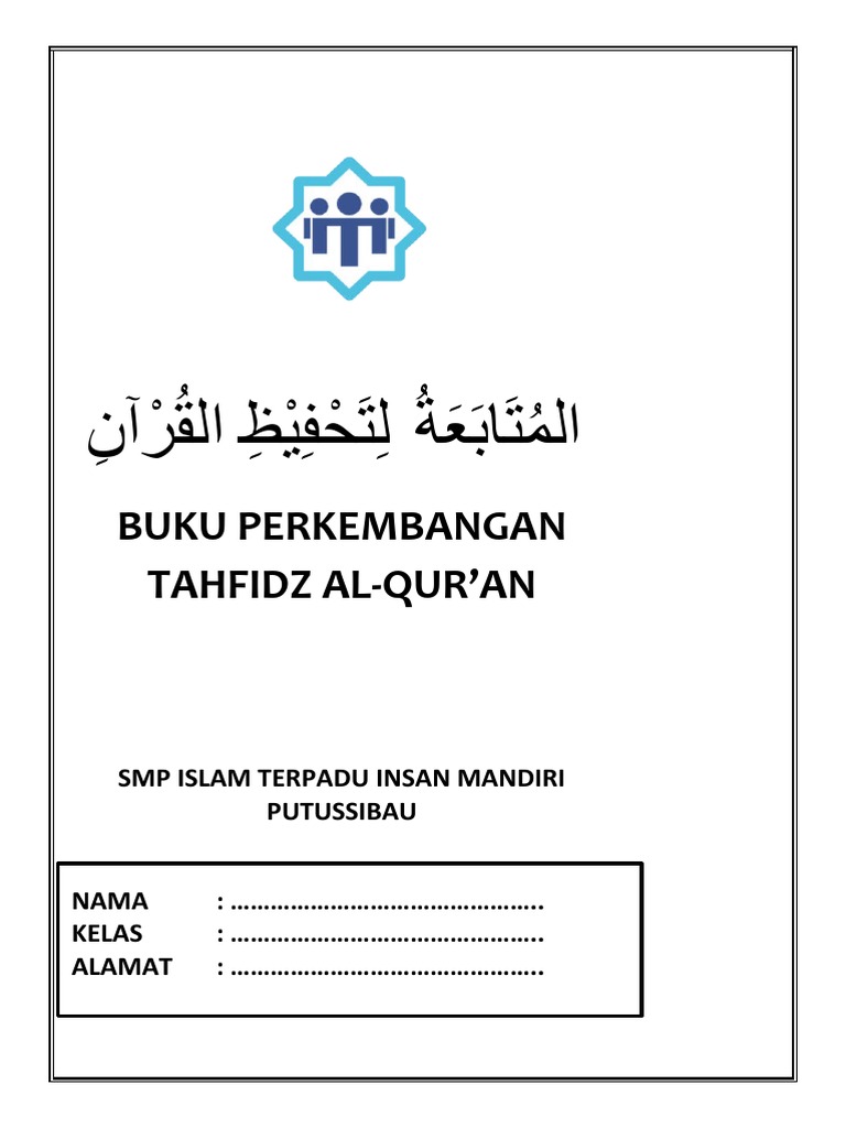 Cover Mutaba'ah Tahfidz | PDF