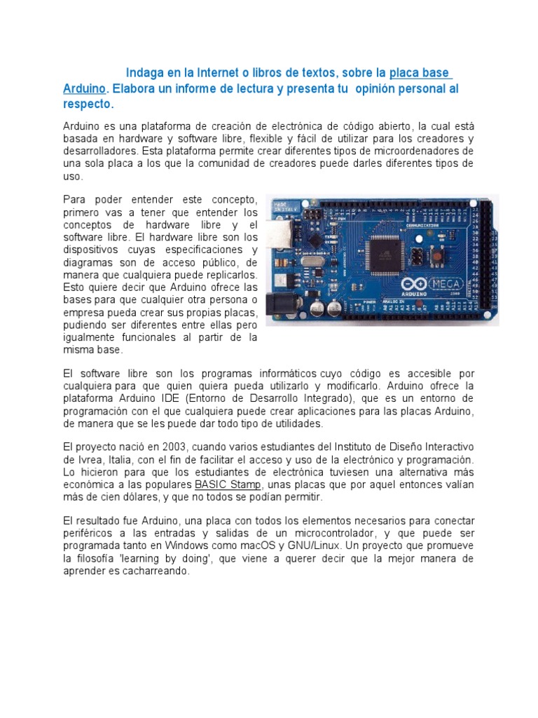 Tarea 4 | PDF | Arduino | Microcontrolador