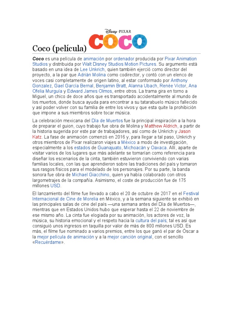 Coco | PDF