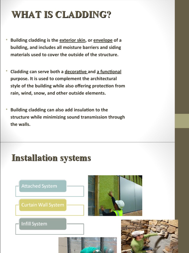 Cladding | PDF | Wall | Framing (Construction)