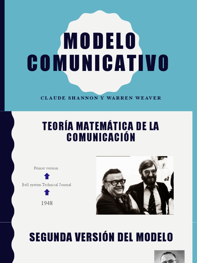 Modelo Comunicativo Shannon y Weaver | PDF