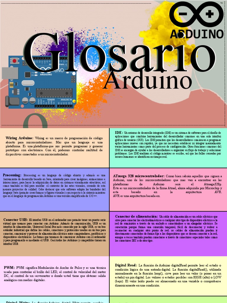 Arduino Sistemas Glosario | PDF | USB | Entorno de desarrollo integrado