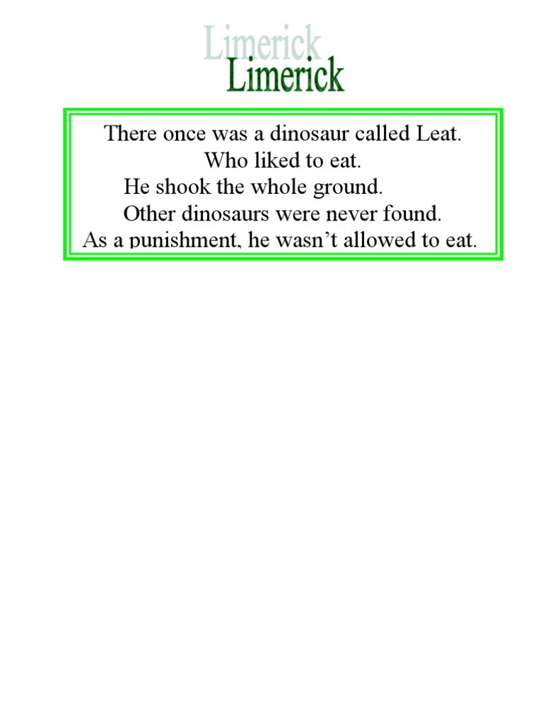 Limerick | PDF