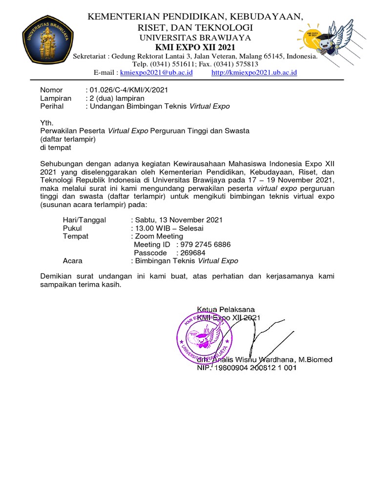 Surat Undangan Bimbingan Teknis | PDF Surat Undangan Bimbingan Teknis | PDF