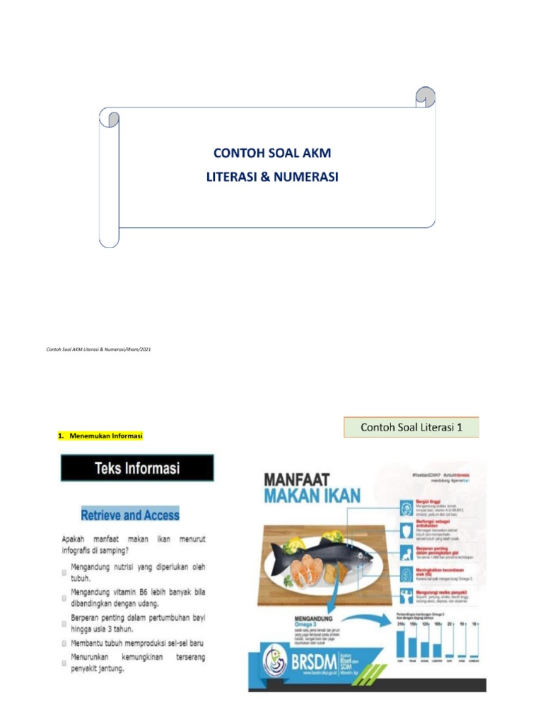 Contoh Literasi & Numerasi - SMA - Ringkas | PDF