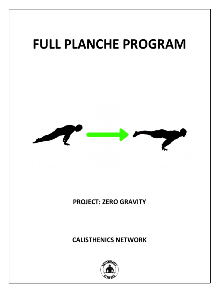 Full Planche Program - ZERO GRAVITY | PDF | Anatomical Terms Of Motion | Hand
