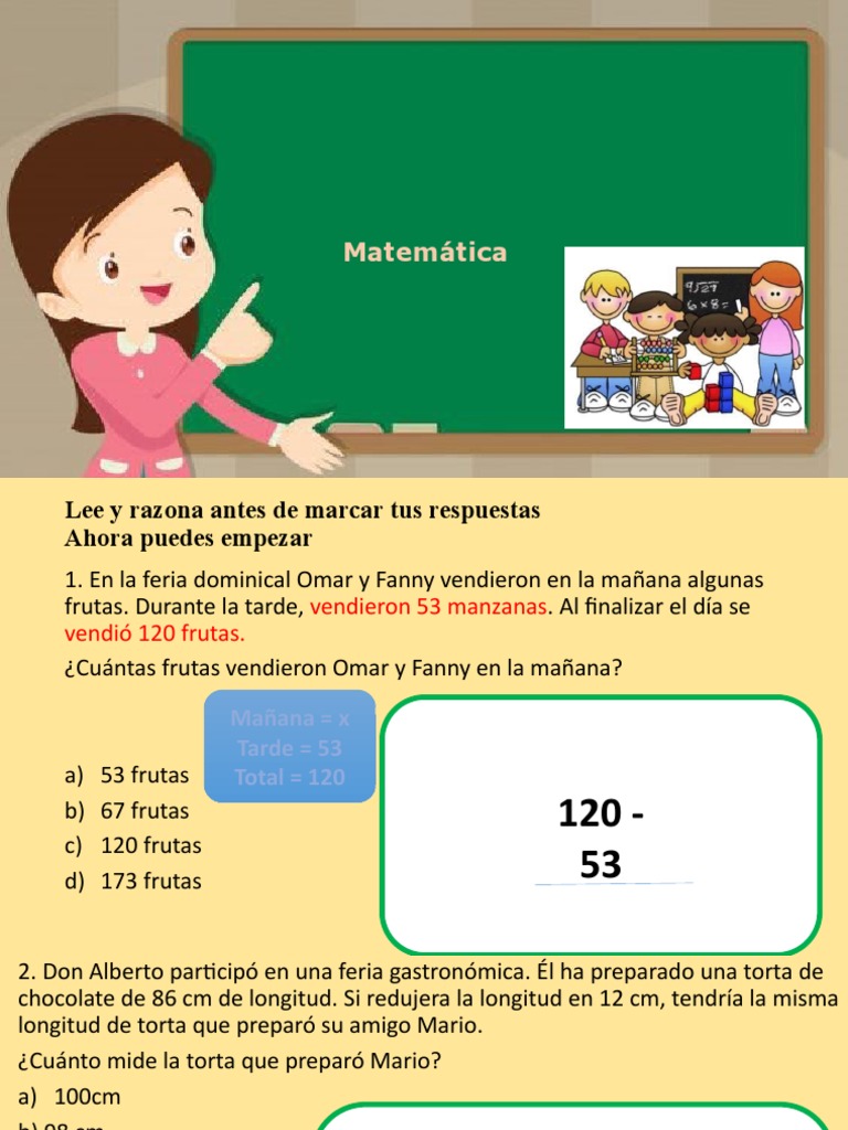 Presentación1 Problemas Mat | PDF