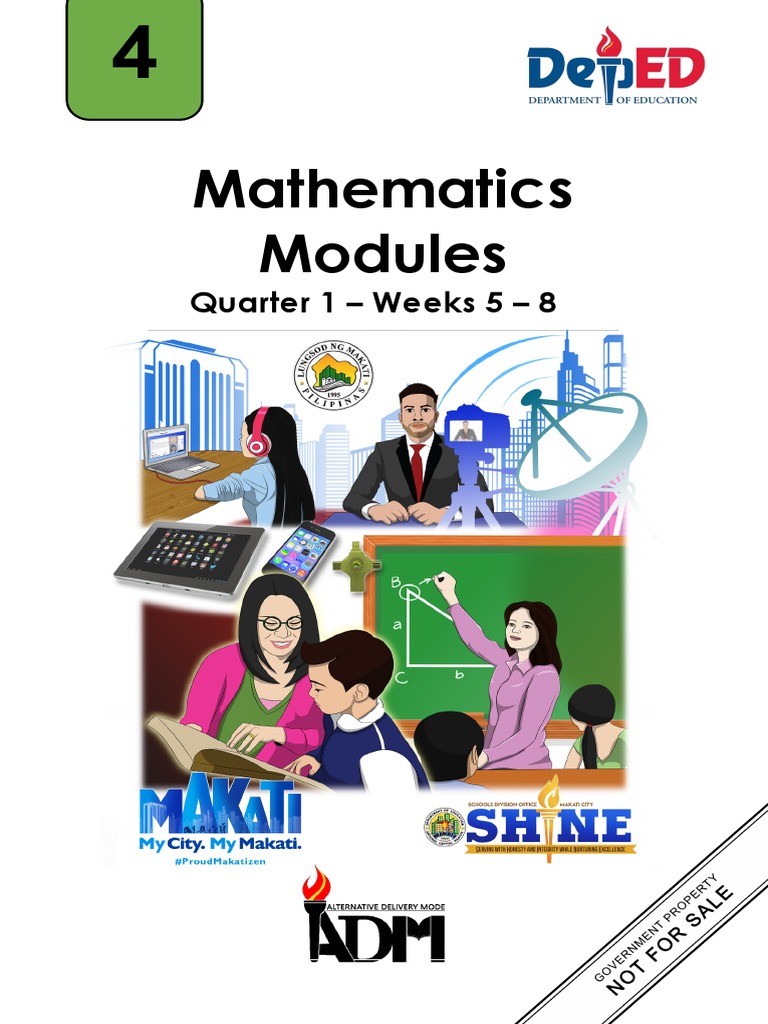 Mathematics Modules: Quarter 1 - Weeks 5 - 8 | PDF | Division ...