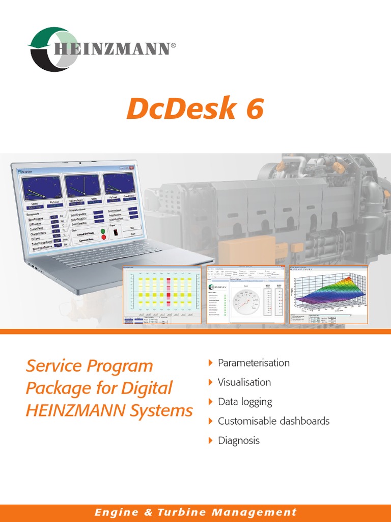 Dcdesk 6: Service Program Package For Digital Heinzmann Systems | PDF | Fuel Injection | Computing