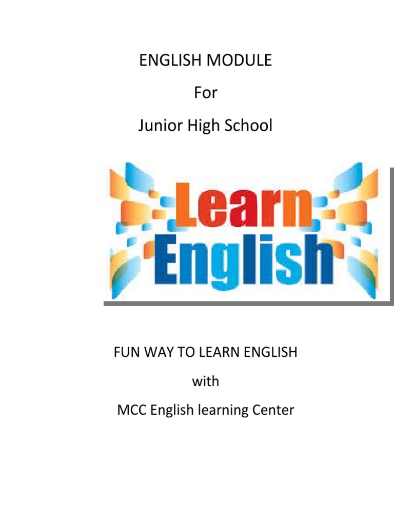 Junior High English Module Guide | PDF | Question | Verb