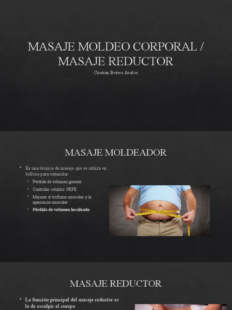Masaje Moldeo Corporal | PDF | Masaje | Tejido adiposo