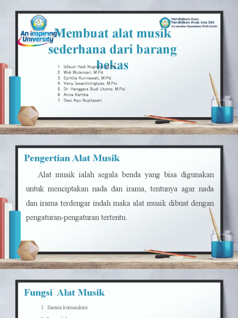 Membuat Alat Musik Sederhana Dari Barang Bekas Pdf