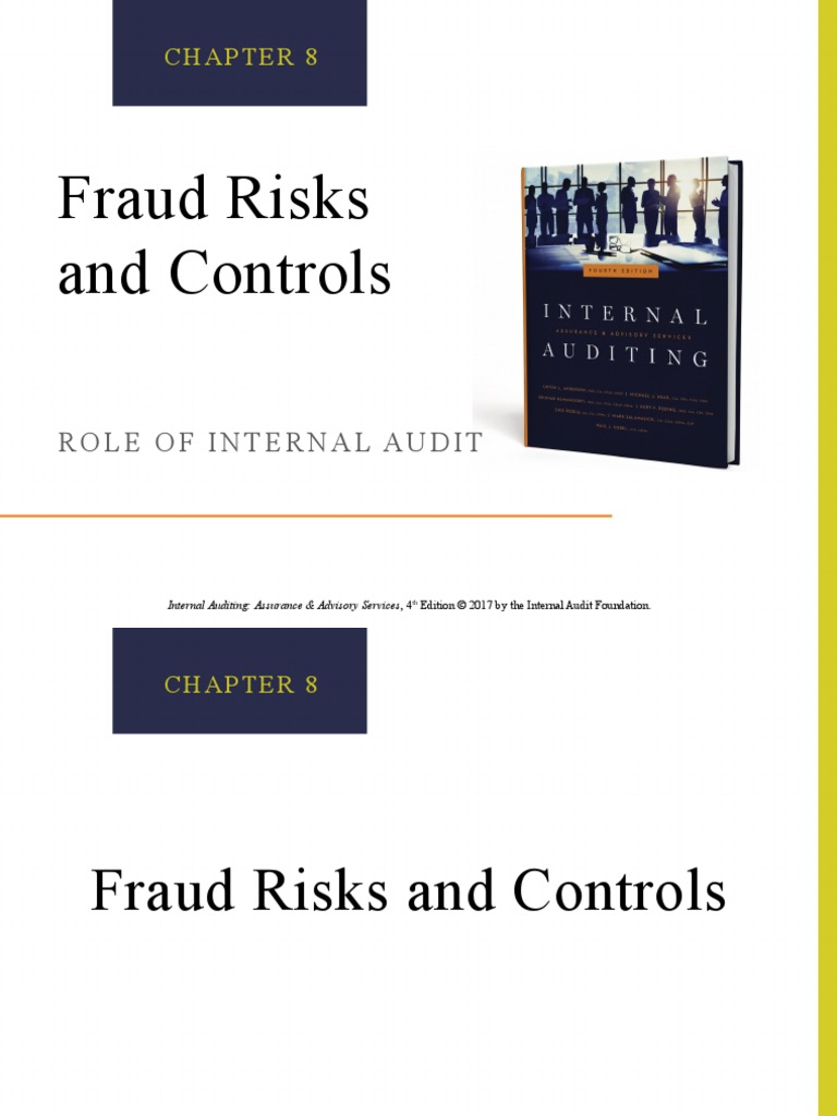 Chapter 8 PPT 4th Edition | PDF | Internal Audit | Audit