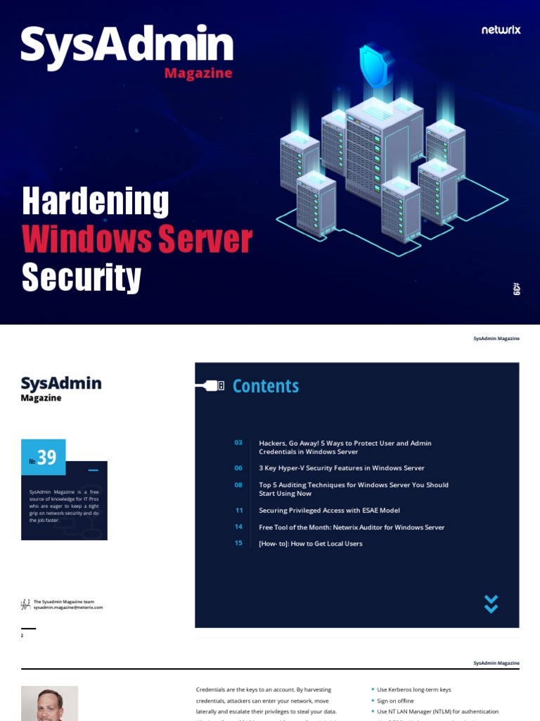 Sysadmin Magazine Aug 2018 | PDF | Hyper V | Active Directory