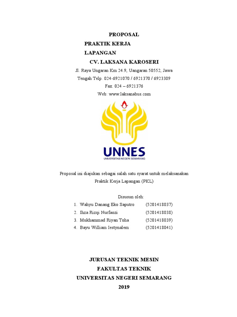 Proposal CV Laksana | PDF