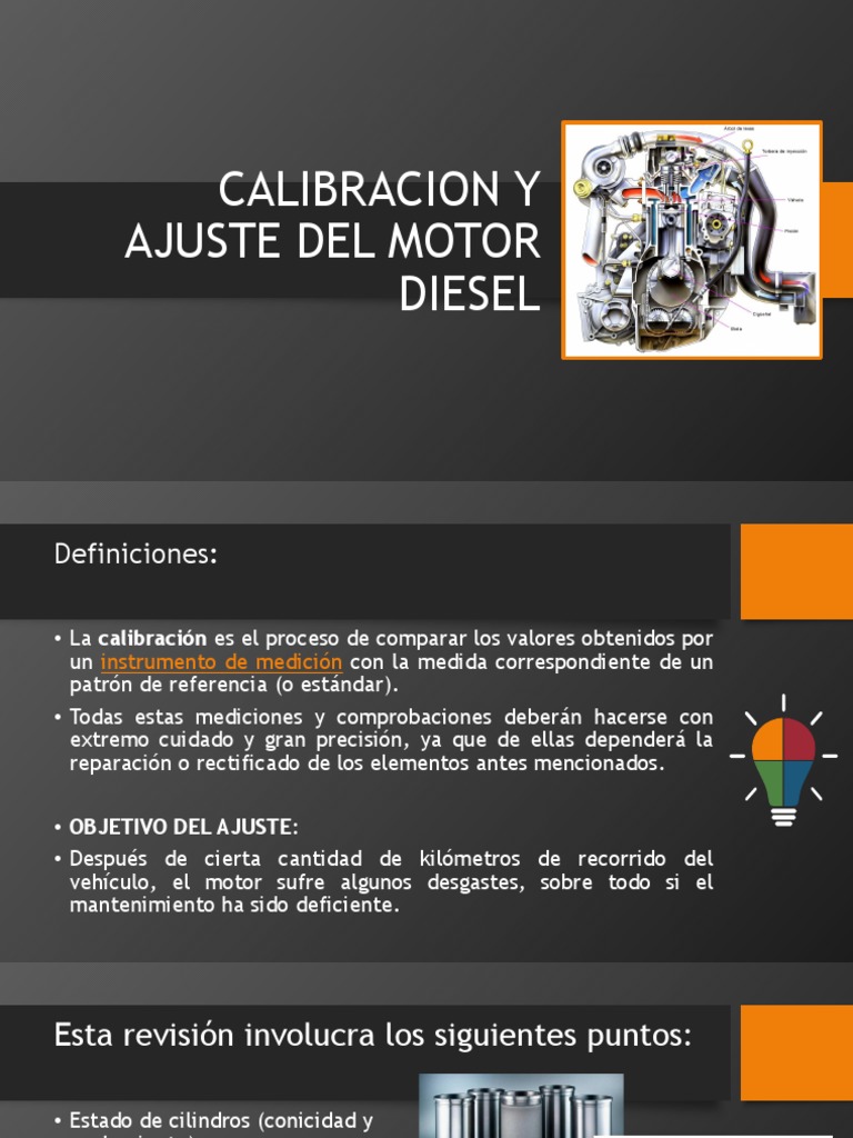 Calibracion Motor Diesel | PDF | Pistón | Calibración