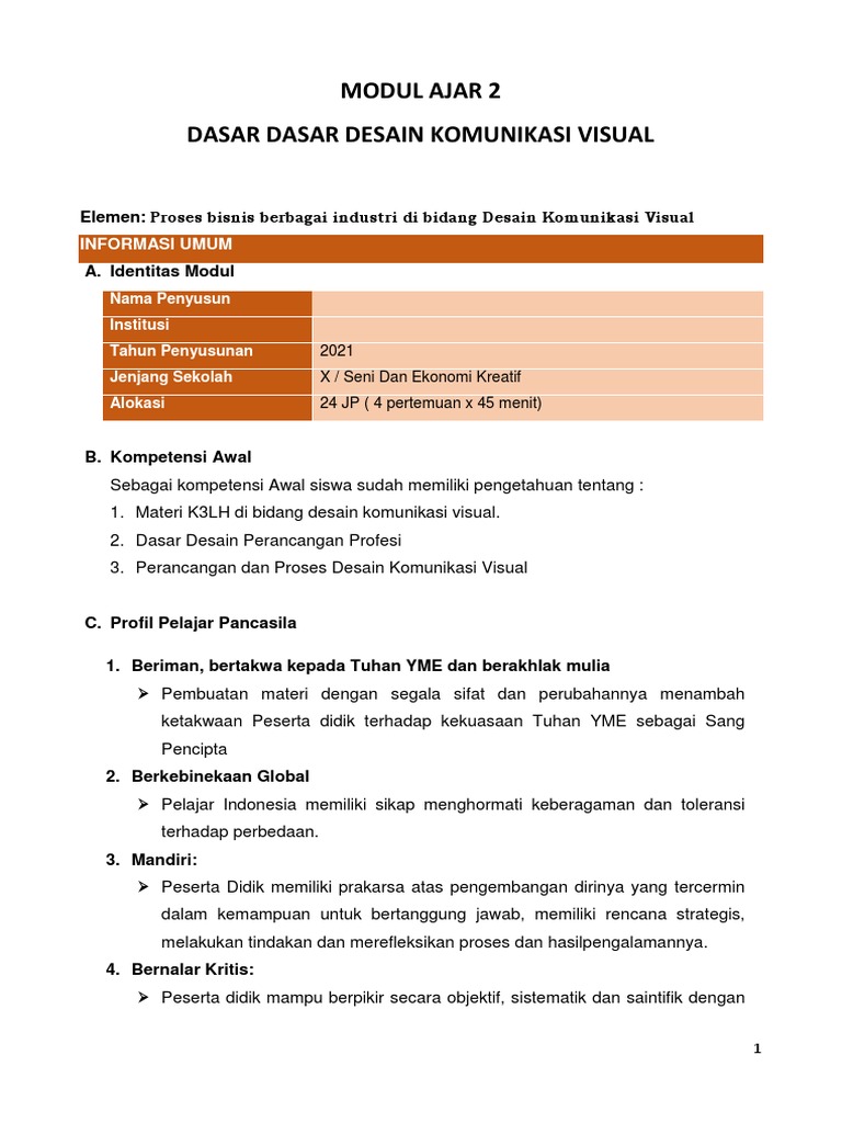 Modul Elemen 2 | PDF