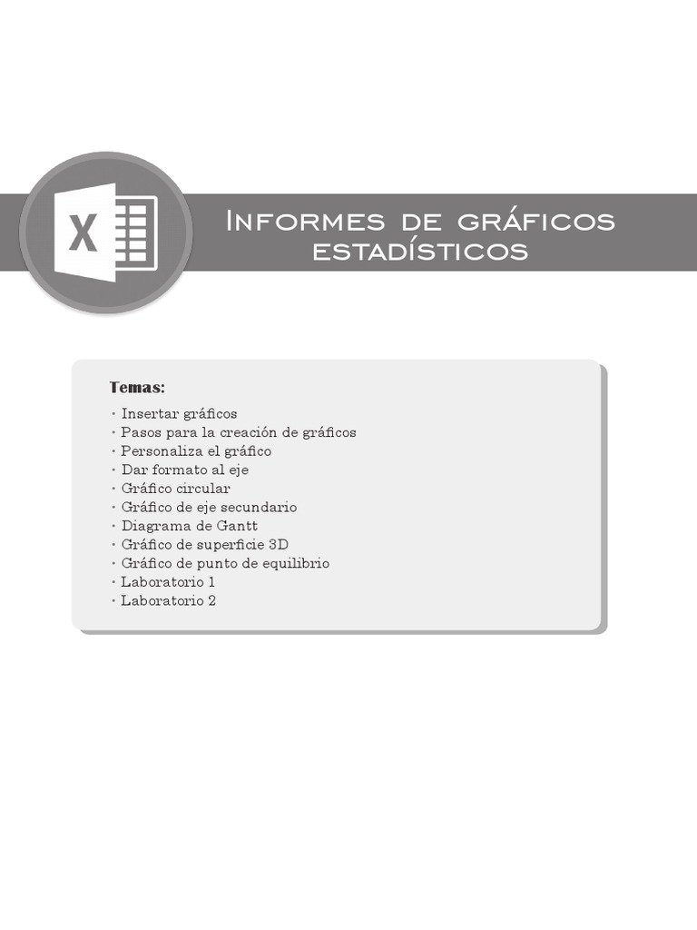 Informes de Gráficos Estadísticos | PDF | Microsoft Excel | Estadísticas