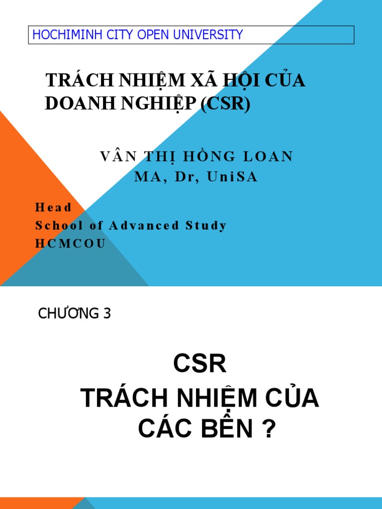 STD CSR Ch3 | PDF