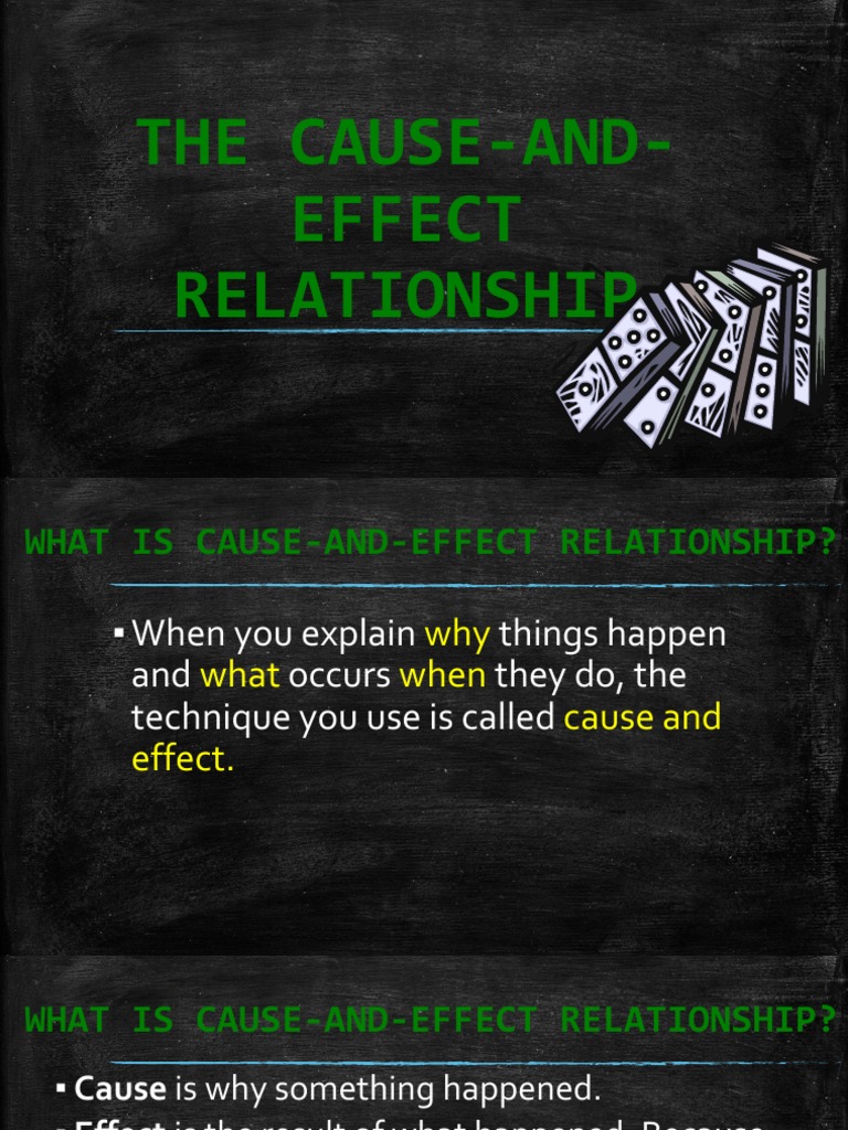 Cause and Effect Lecture | PDF | Causality