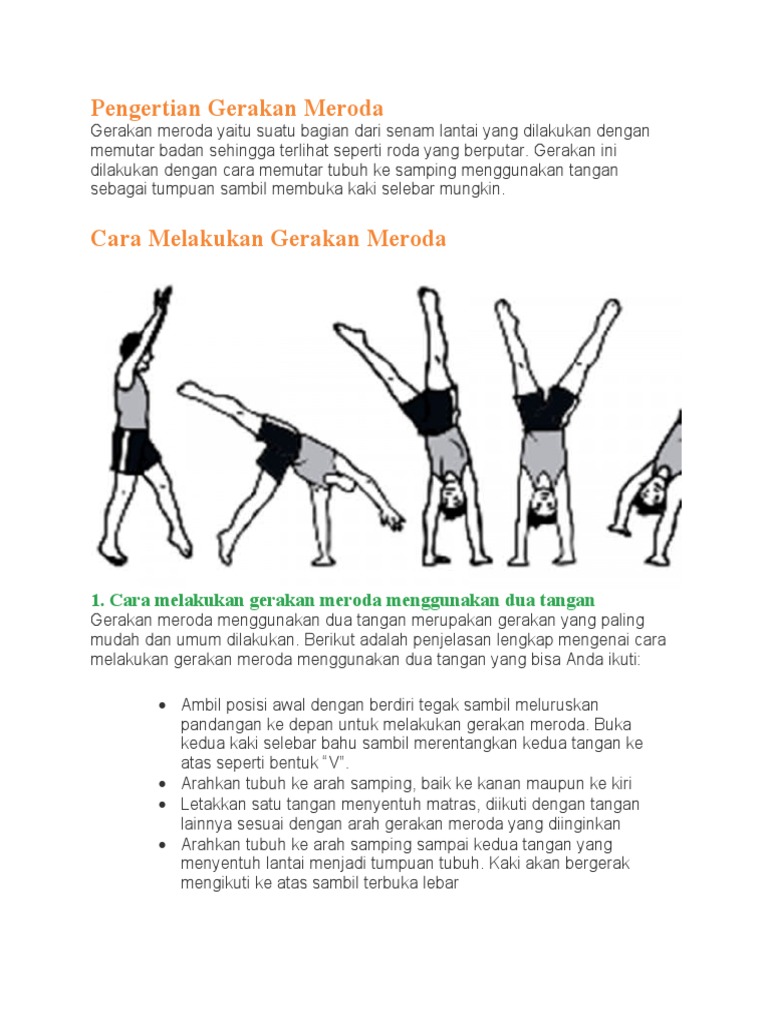 Pengertian Gerakan Meroda | PDF