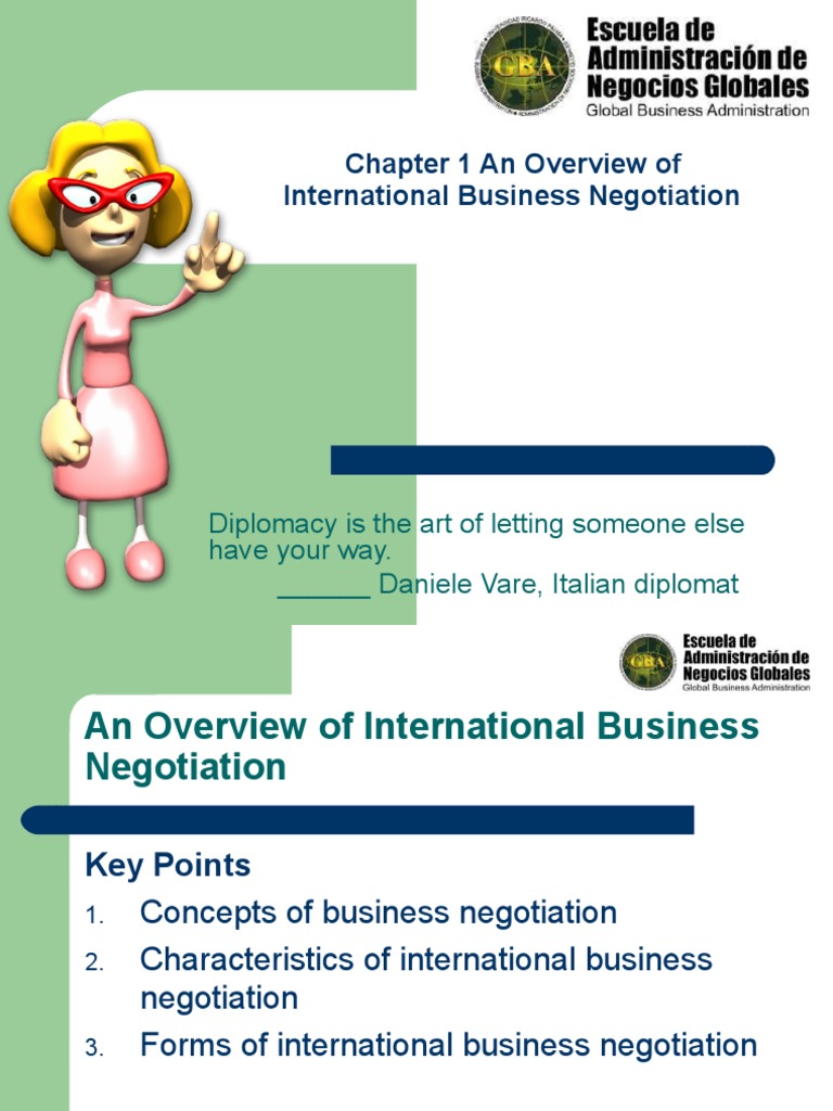 Chapter 1 An Overview of International Business Negotiation | PDF ...