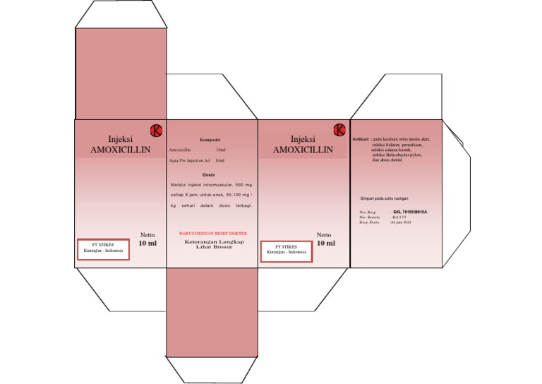 Injeksi Amoxicillin | PDF