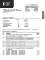 Bank of America Bank Statement - 1 | PDF | Finance & Money Management