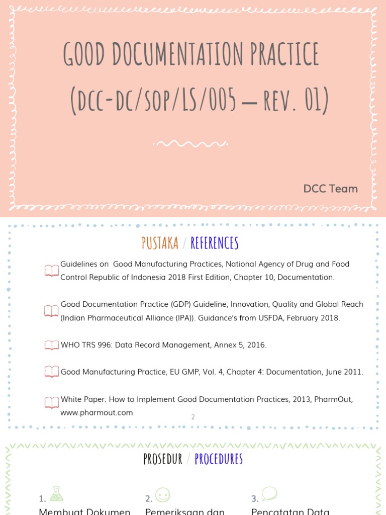 Good Documentation Practice | PDF