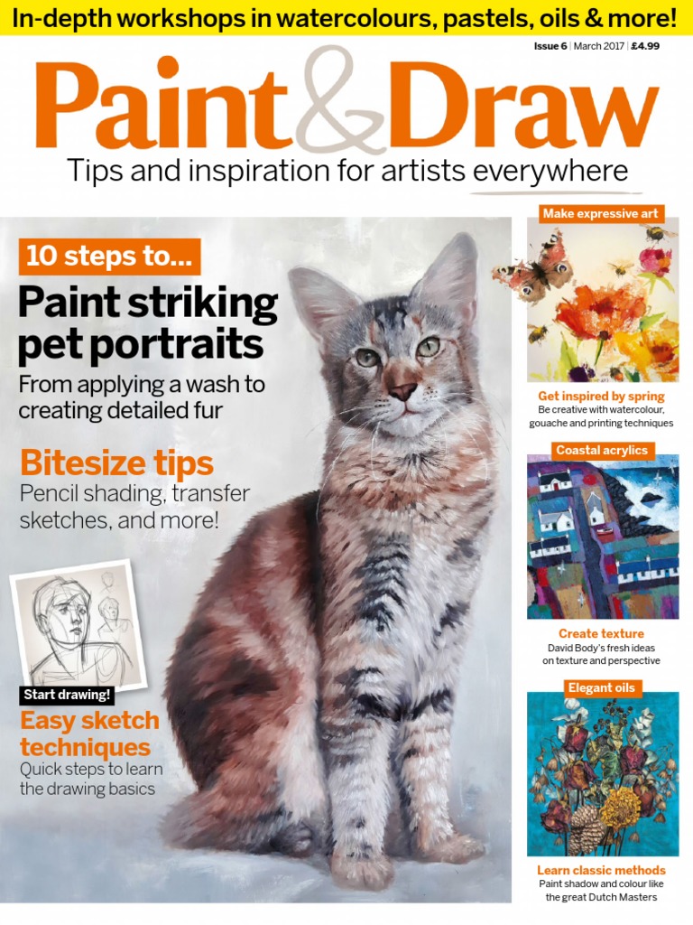 Paint and Draw Issue 6 2017 | PDF | Drawing | Watercolor Painting