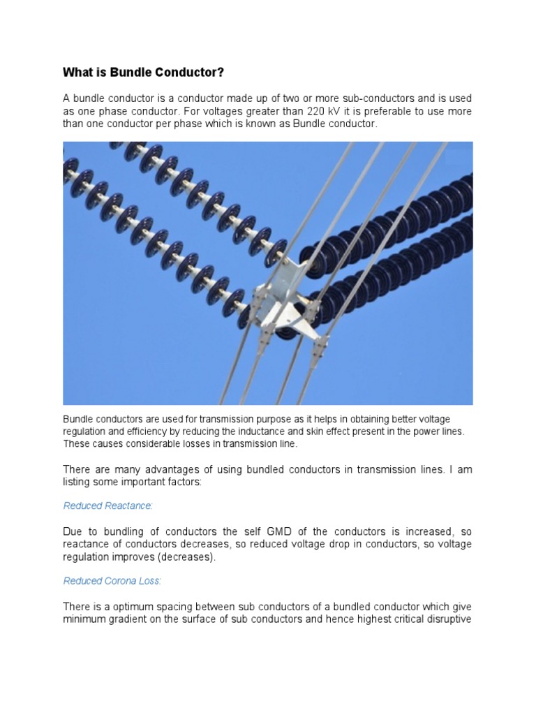 Bundle Conductor | PDF