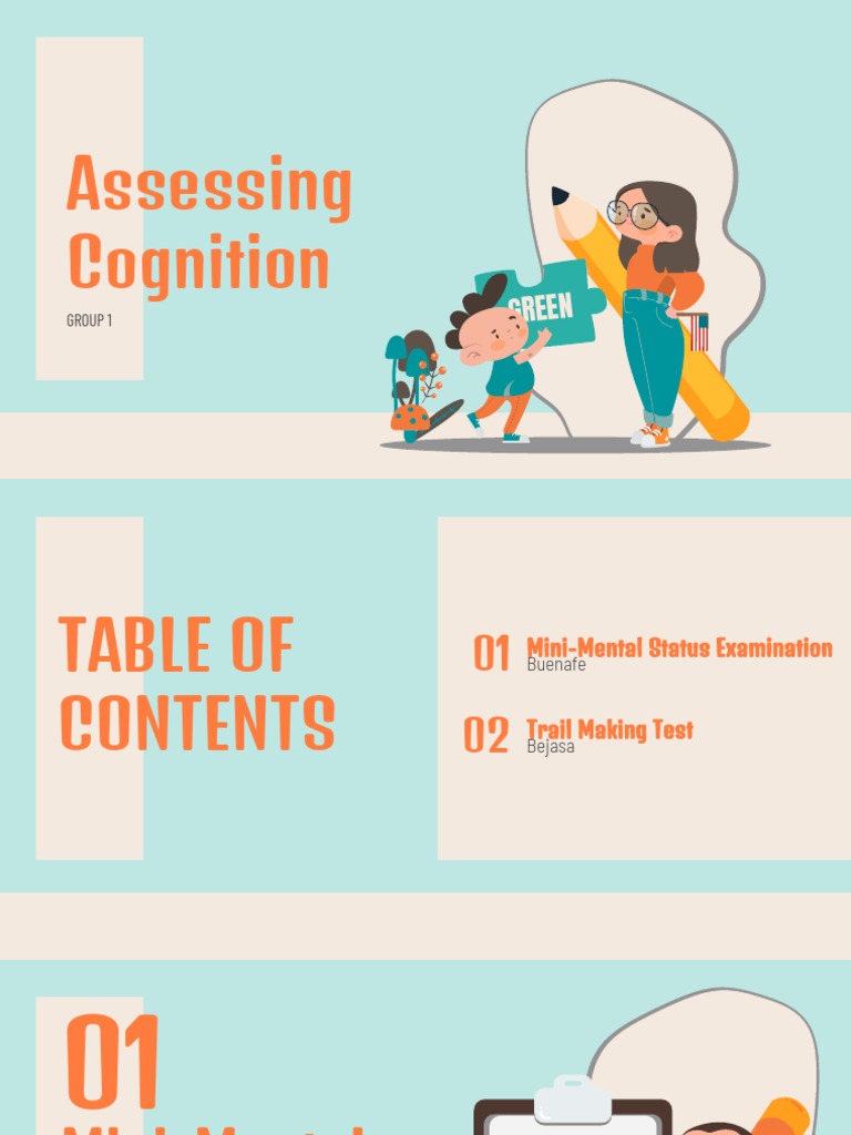 MMSE and Trail Test | PDF | Applied Psychology | Cognitive Science