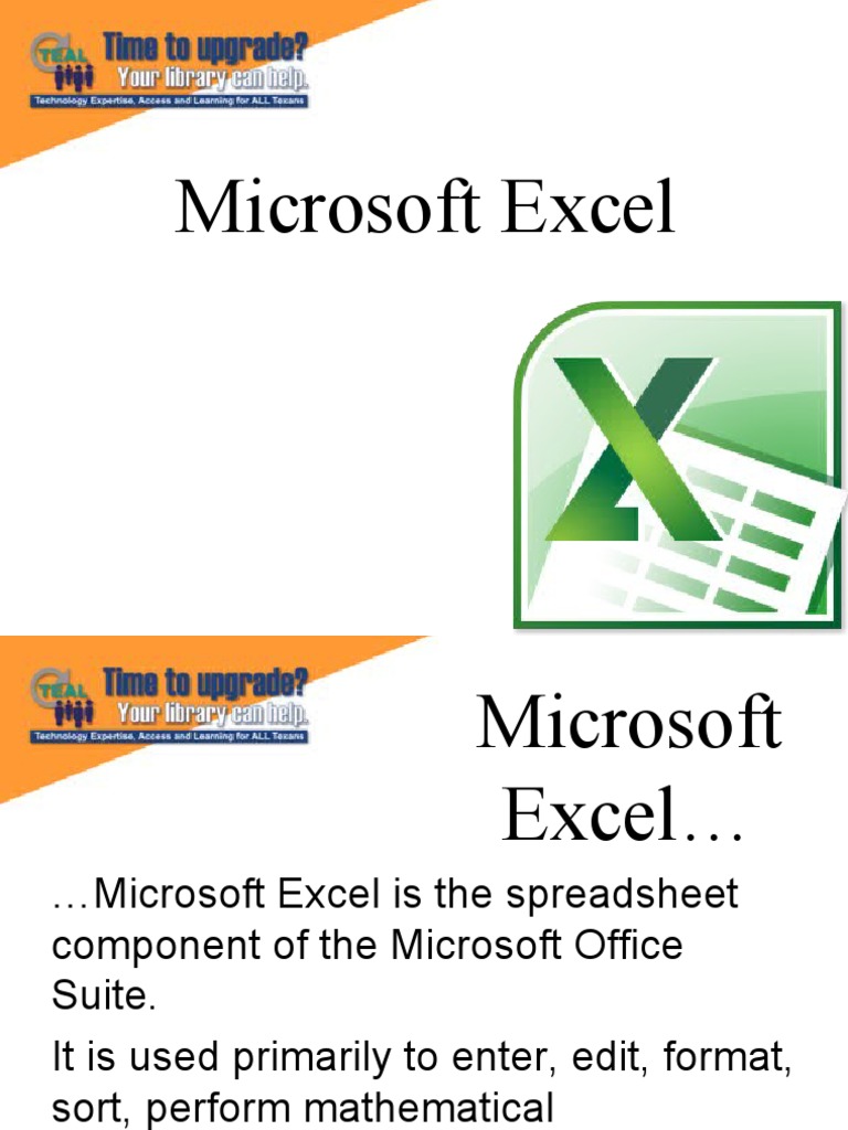 1 Introduction To MS Excel | PDF | Microsoft Excel | Button (Computing)