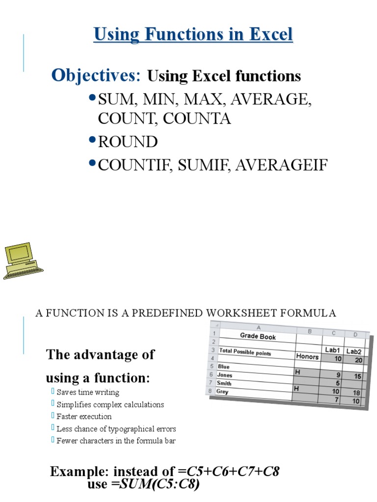 01 Lecture 3 Advanced Excel Functions | PDF | Microsoft Excel ...