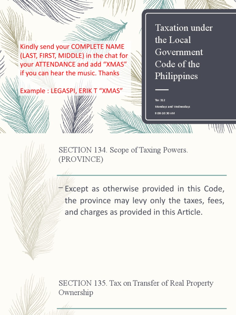 Provincial Taxation in the Philippines | PDF | Taxes | Fee