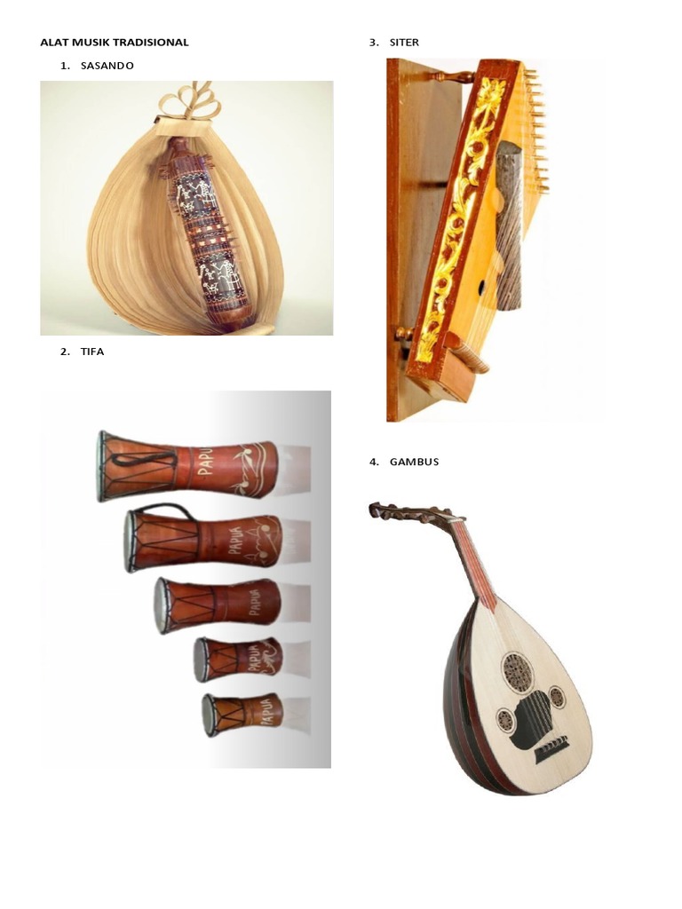 Alat Musik Tradisional | PDF