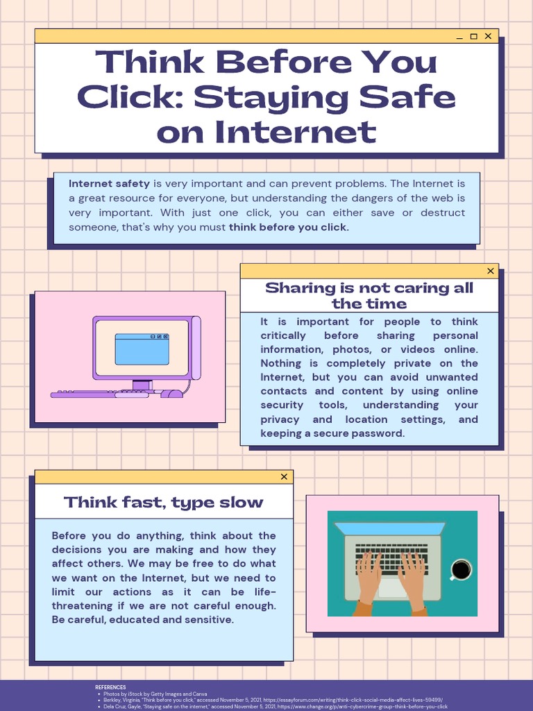 Think Before You Click: Staying Safe On Internet: Think Fast, Type Slow ...