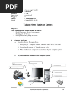 Detailed Lesson Plan in ICT Grade 1 | PDF | Input/Output | Computer ...