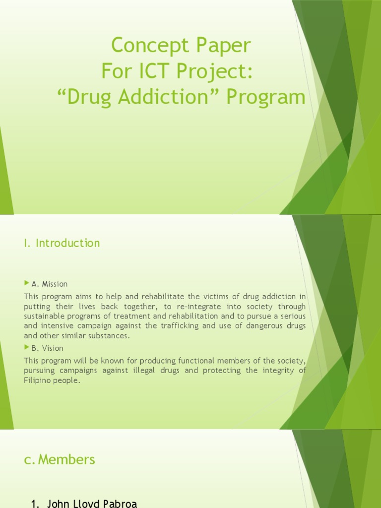 ICT Drug Addiction Rehabilitation Program | PDF | Substance Dependence ...