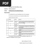 Charge Assumption Report Format | PDF